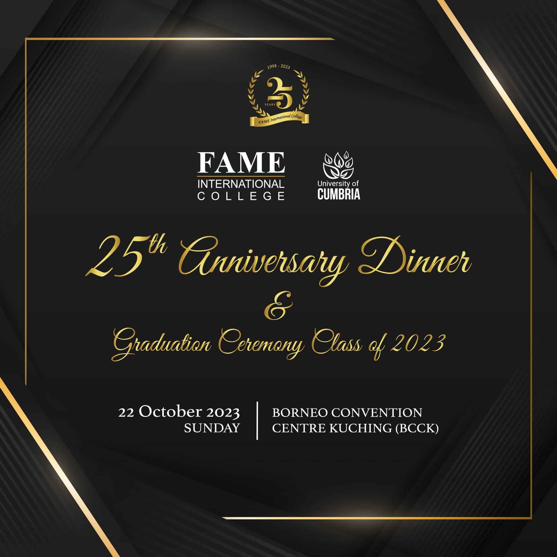 FAME International College Graduation Ceremony cum 25th Anniversary ...